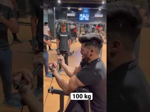100 kg cable curl || #pawansahu #champion #naturalbodybuilding #fitness
