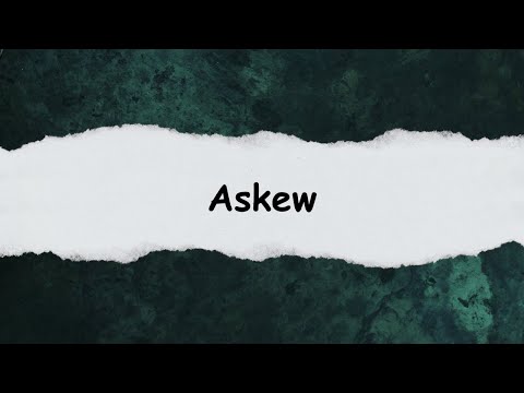 How to pronounce word "ASKEW" | Word Meaning | American Accent