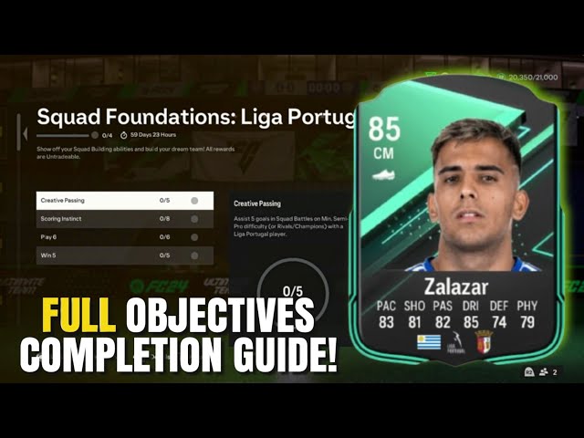 EA FC 24 Liga Portugal Squad Foundations objective set: How to complete ...