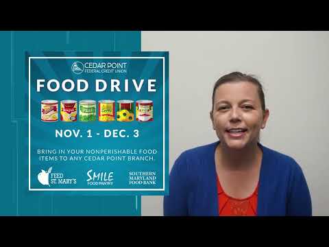 Food Drive 2022 | Cedar Point Federal Credit Union