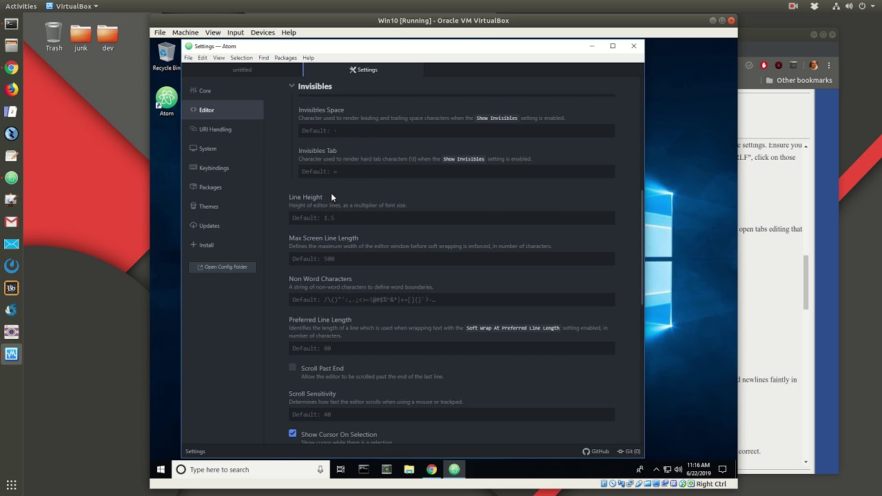 Atom Editor Basic Install and Setup