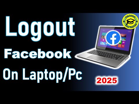 How to Logout Facebook Account on Laptop/ computer/Pc