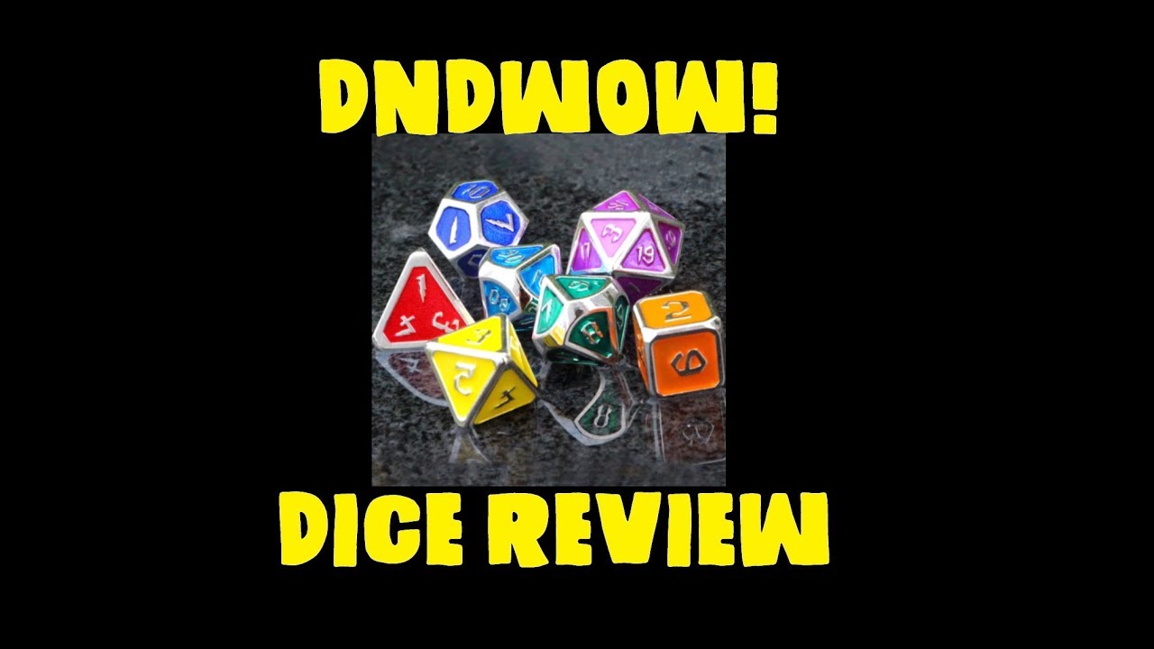 Product Review: DnDWoW Dice Sets