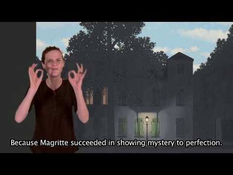 The Dominion of Light | Visioguide Musée Magritte Museum | International Sign