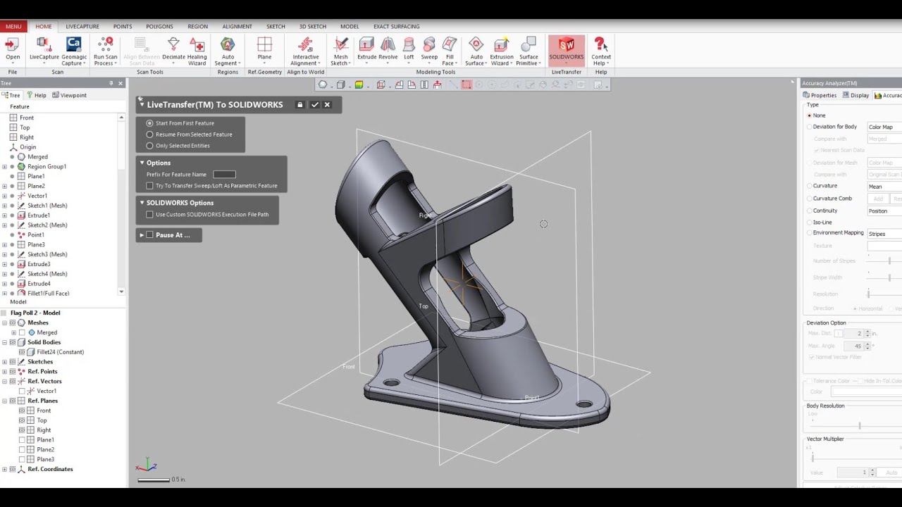 Scan-to-CAD Workflow: Reverse Engineering with Geomagic Design X