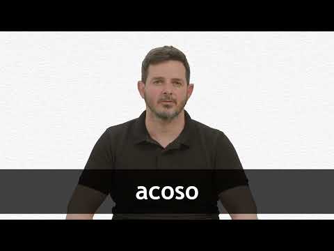 Traducción en inglés de “ACOSO” | Collins Diccionario español-inglés