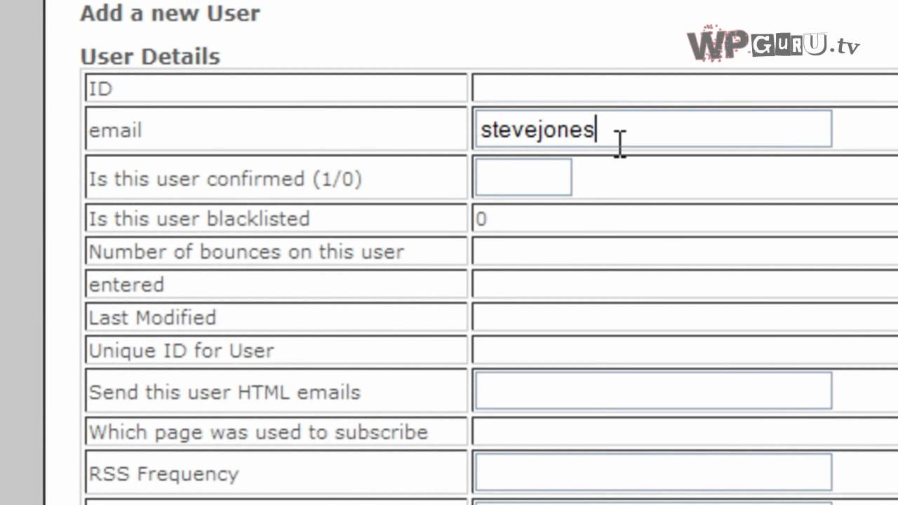 PHPlist Tutorial: Adding Lists and Subscribers manually