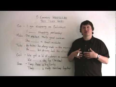 5 Common Irregular Past Tense Verbs