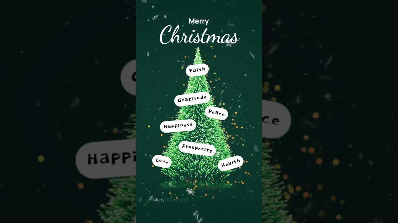 Free Christmas Tree Wishes Greetings Instagram Story Template - FlexClip