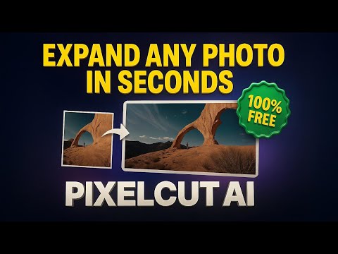 How to Expand a Photo Online for Free with Pixelcut AI (No Photoshop!)