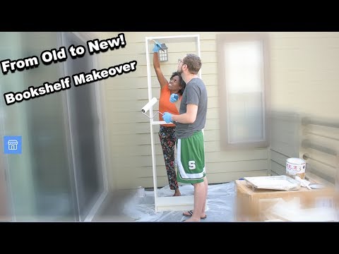 DIY Old Bookshelf Makeover | Revamping Facebook Marketplace Furniture