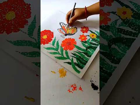 Paper collage art || Butterfly collage art | #collage #collageart #papercraft #craft #youtubeshorts