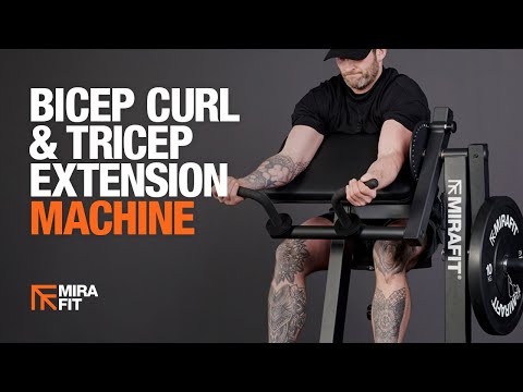 Bicep Curl and Tricep Extension Machine | Mirafit