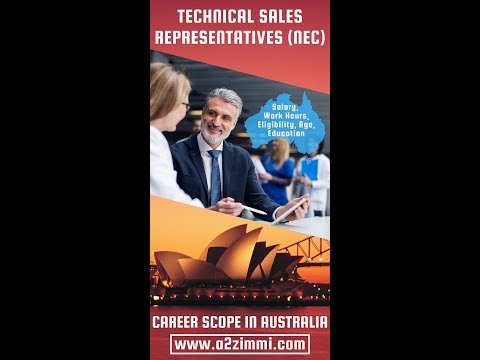 Technical Sales Representatives (nec) Career Scope in Australia | Work Hours | Salary