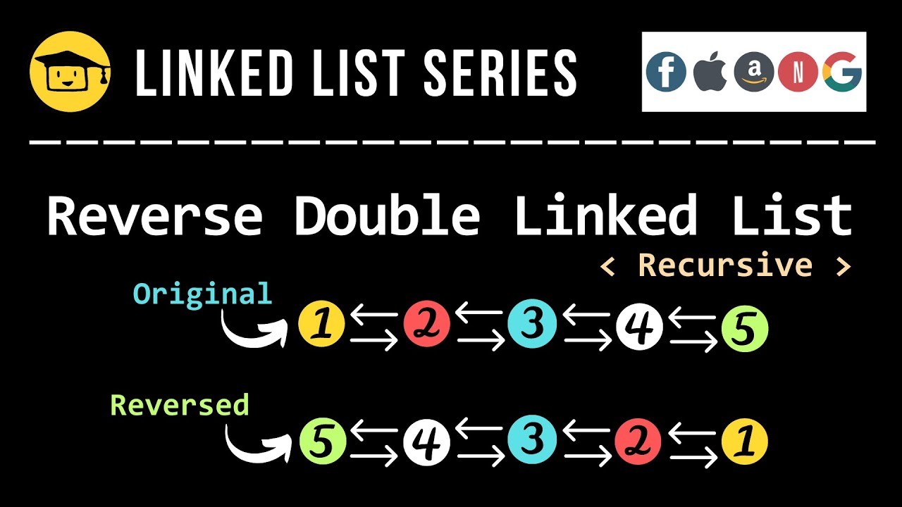 Reverse Doubly Linked List Using Recursion