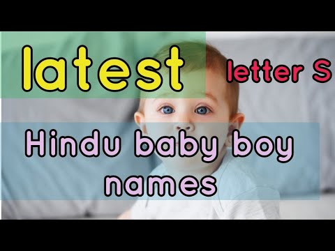 modern Hindu baby boy names starting with S | S letter Hindu baby boy names
