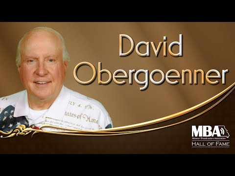 Dave Obergoenner Induction into the Missouri Broadcasters Association Hall of Fame