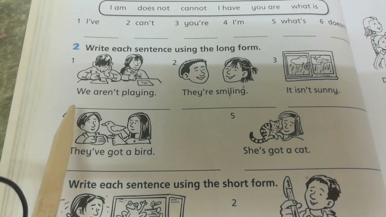 Workbook page 57. English World 2