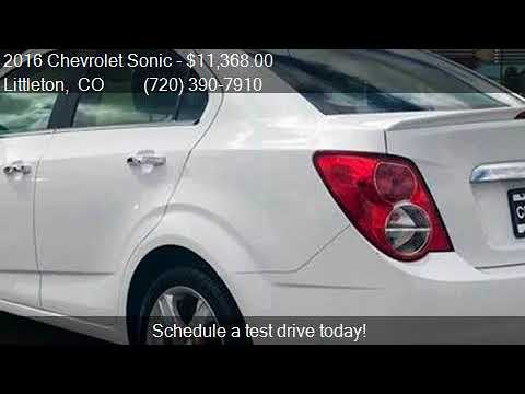 2016 Chevrolet Sonic LTZ Auto 4dr Sedan for sale in Littleto