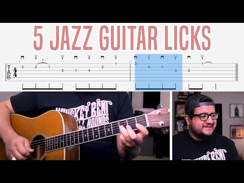 Faking Jazz Licks For Rhythm Changes - Guitar Lesson With Tab