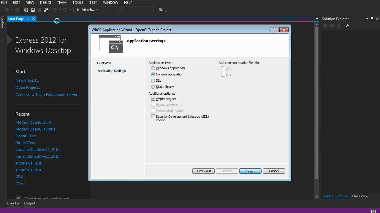 #1.5 Intro to Modern OpenGL Tutorial: Windows Setup