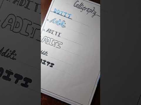 Calligraphy Font types #shortsvideo #calligraphyart #artist #fonts