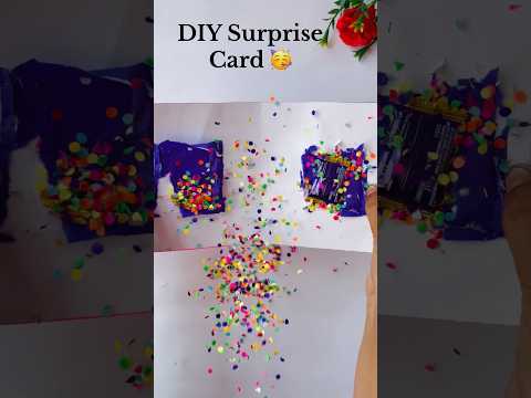 Birthday 🥳 Surprise Card | Birthday Prank Card Idea | Surprise Card #card #diycard #surprisecard