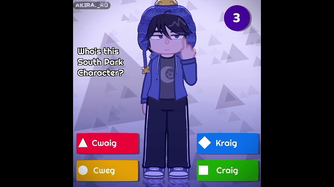 South Park in Kahoot! (Team Stan + Team Craig) 🔺🔷🟠🟩 #southpark #kahootquiztrend #trend #subscribe