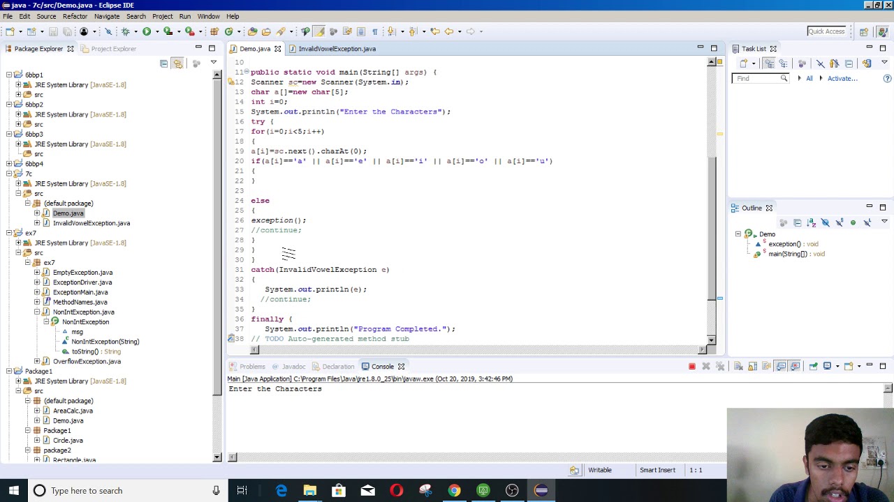EXPERIMENT-7(A) OOPS LAB