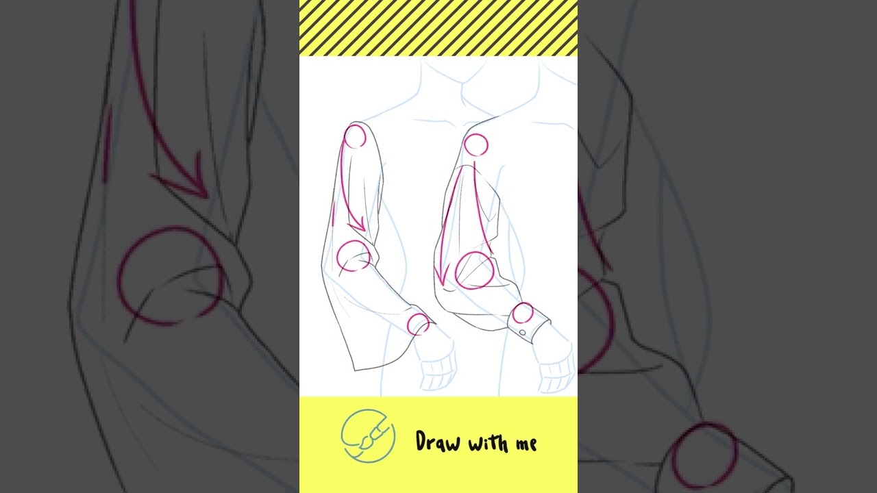 How to draw Wrinkles on clothes #shorts #Art #tips #tutorial