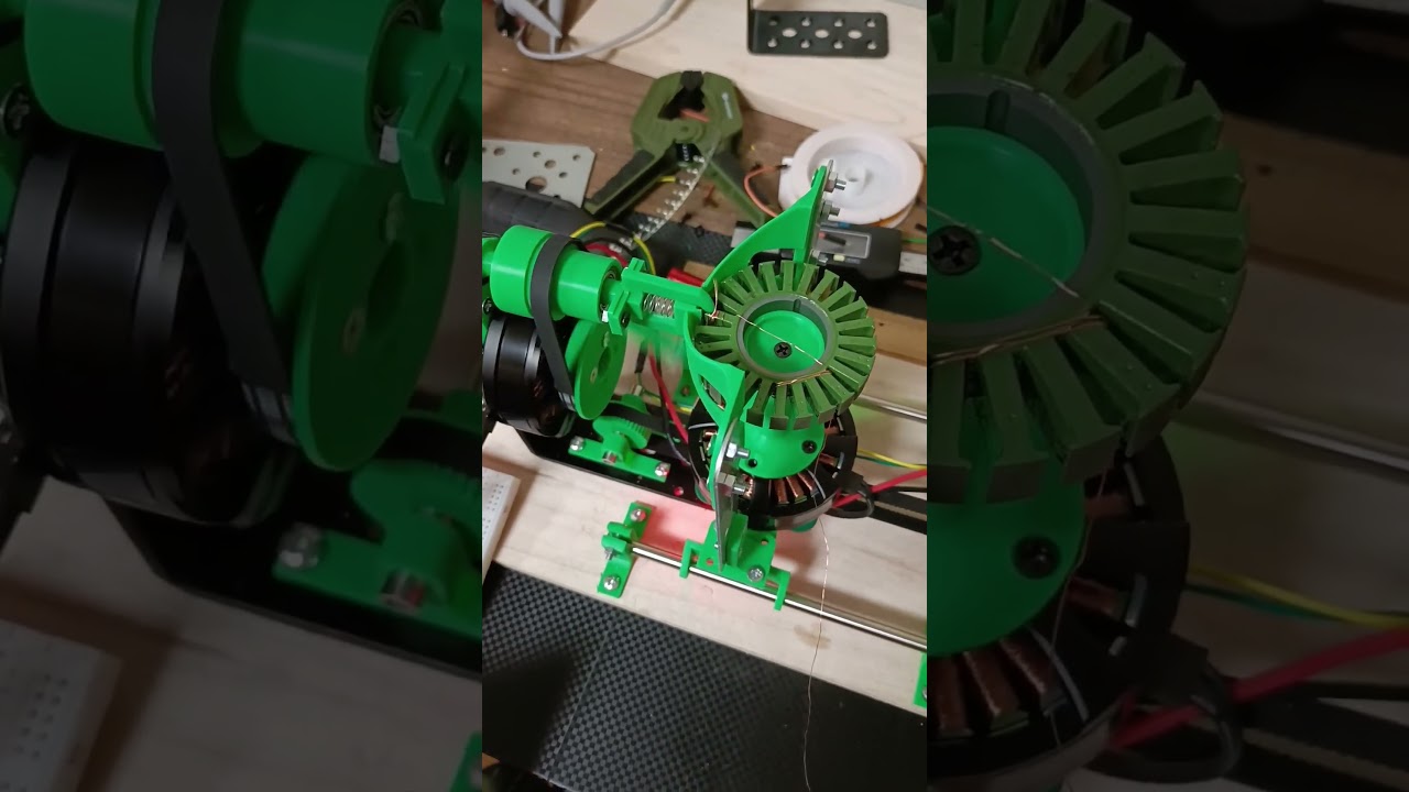 DIY BLDC motor winding machine v0.1