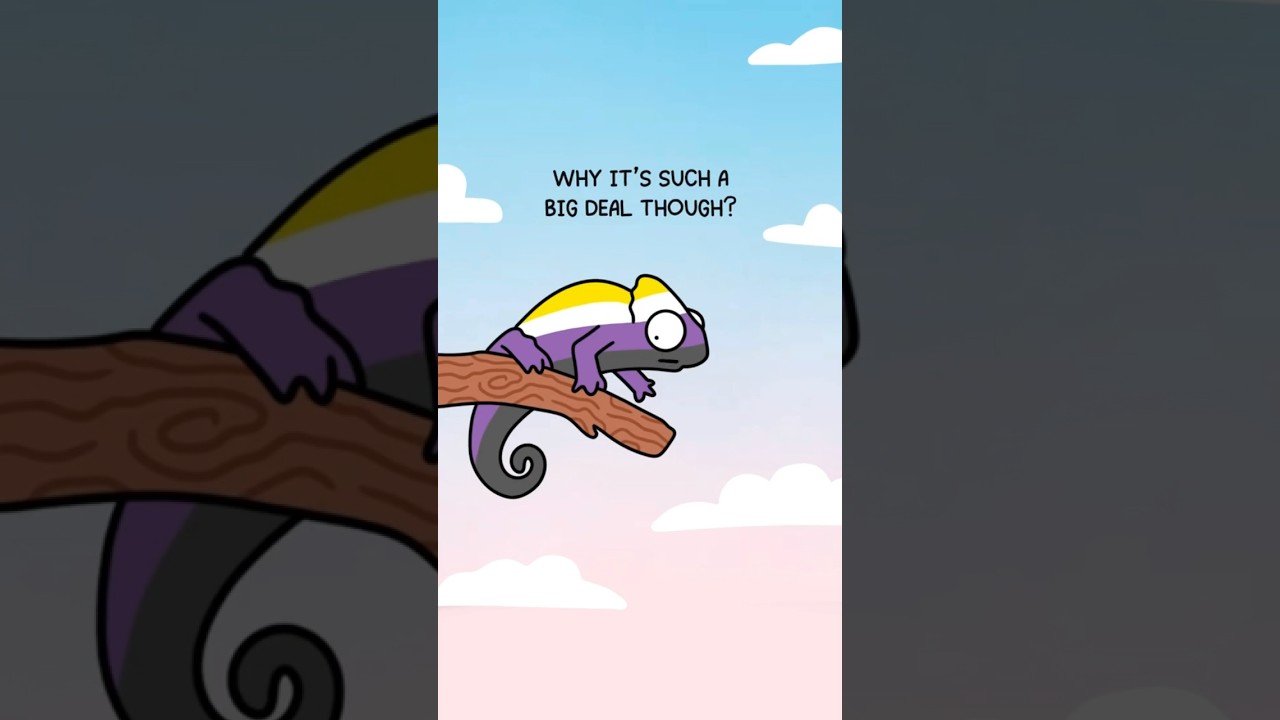 Why are you obsessed with me 👀 #enby #nonbinary #lgbtq #pride