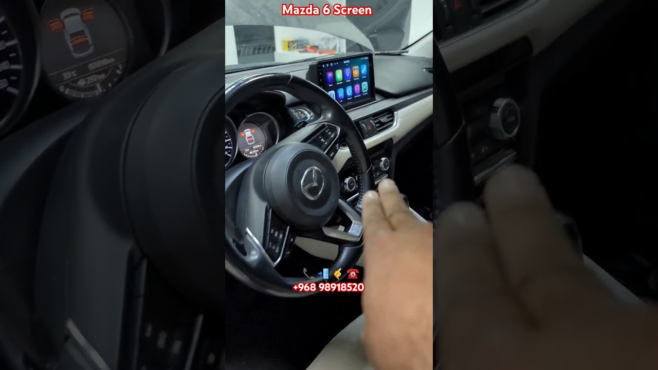 Mazda 6 Android multimedia cardisplay touch screen high  top beast quality2016 to 2018 installation
