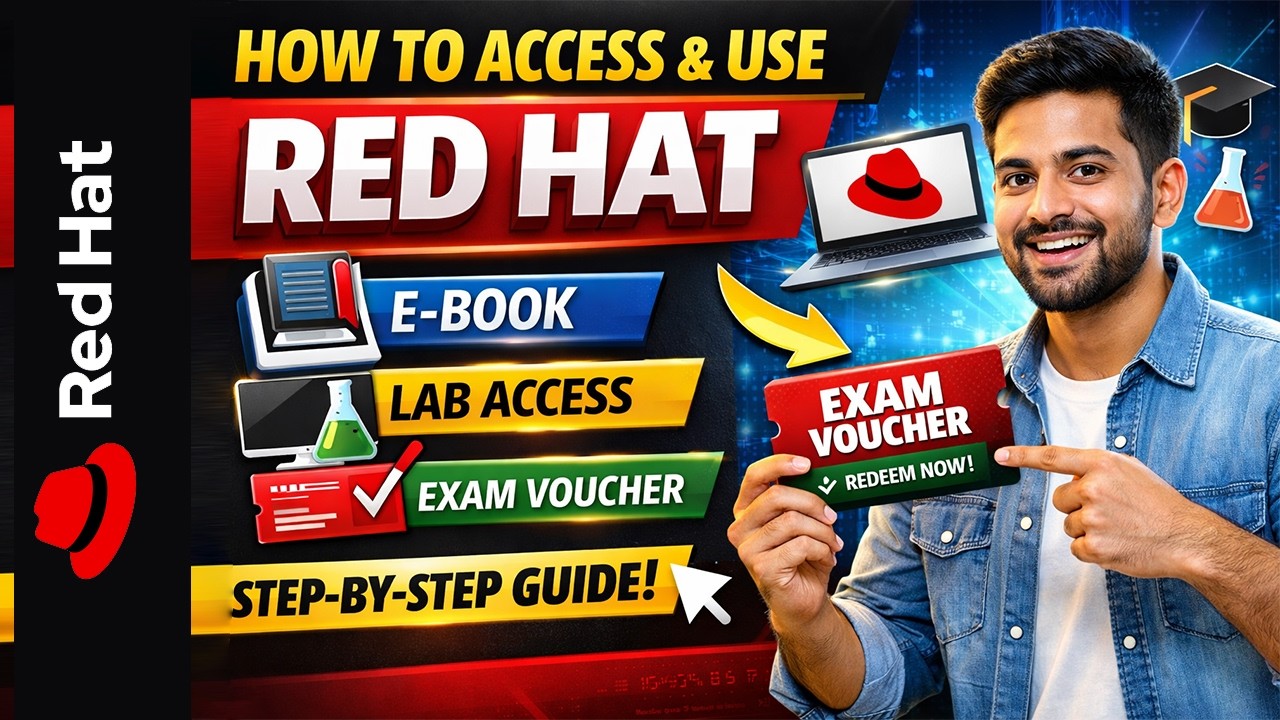How to Access & Use Red Hat Ebook, Lab & Exam Voucher (Step-by-Step Guide)