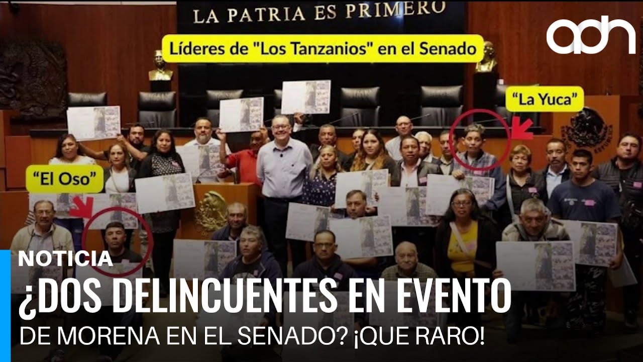 Two criminals at a Morena event in the Senate? How strange!