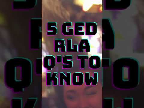 5 GED RLA Types of Questions to Know #shorts