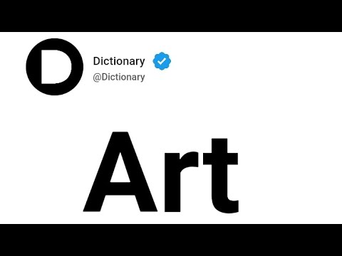Art Meaning In English