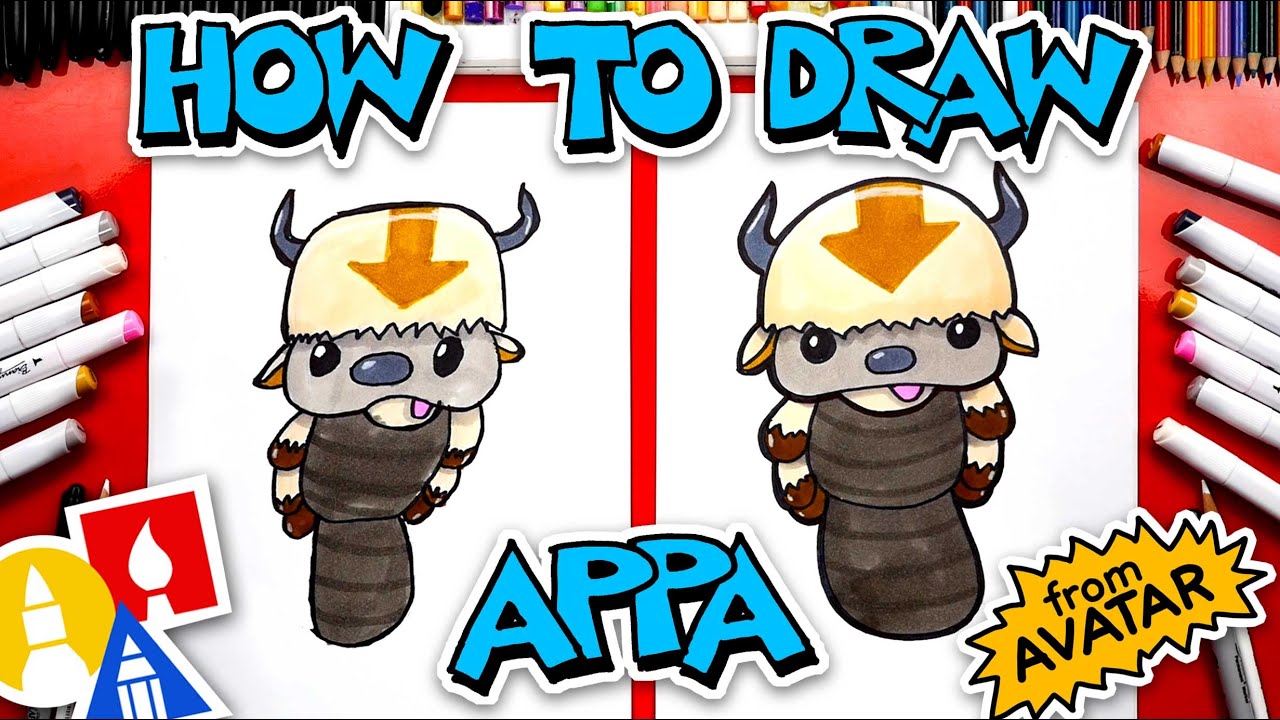 How To Draw Appa From Avatar: The Last Airbender