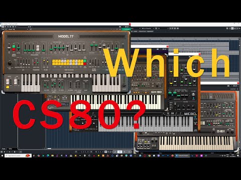 Yamaha CS-80 Soft Synth (Syntronik, ME80, Arturia CS80V, what else ...