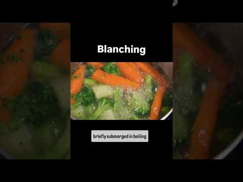 What is Blanching ? How and why is it done @Dt.sharda #youtubeshorts