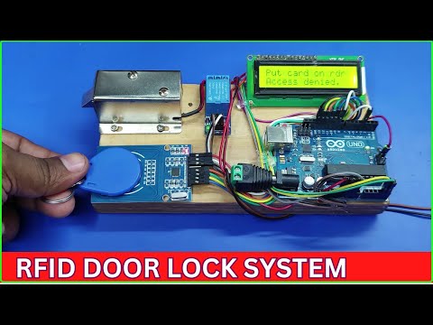 how to make rfid door lock using arduino || how to make rfid door lock project