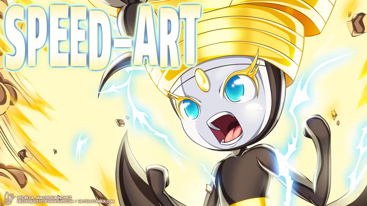 The Making of - Super Saiyan Meloetta - Cha-La Me-Le-Le - Speed Art