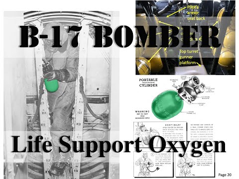 B-17 Bomber's Crew Life Support Oxygen System