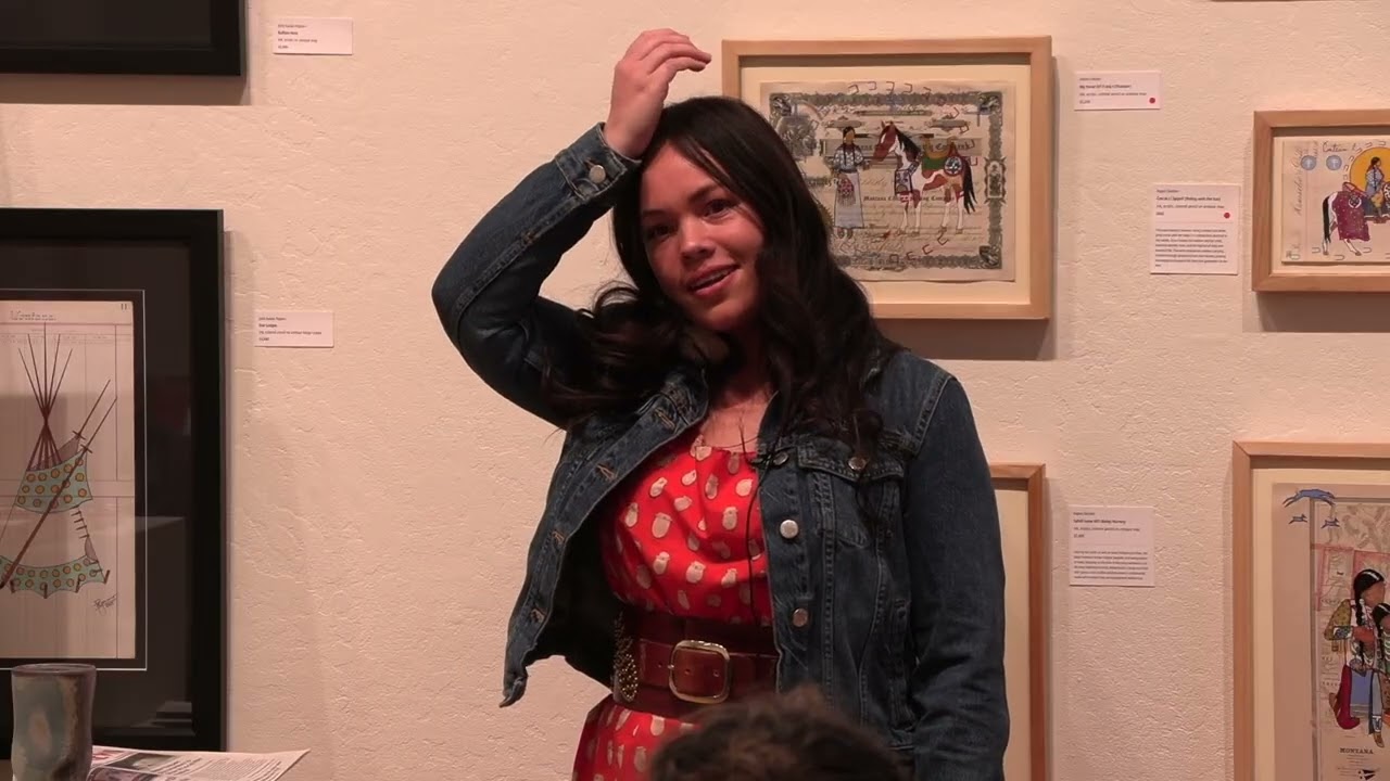 Artist Talks: Contemporary Ledger Art at Radius Gallery - Aspen Decker