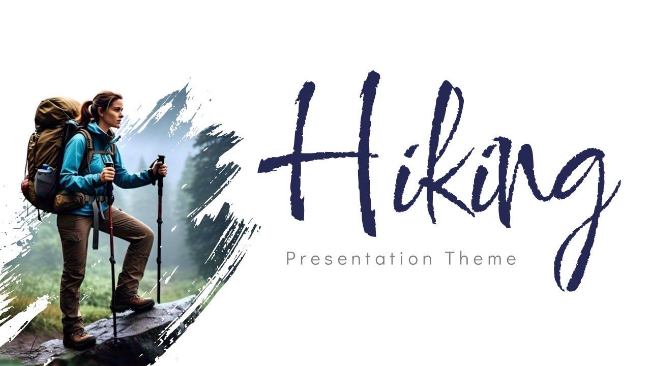 Hiking Theme Animated PPT Slides