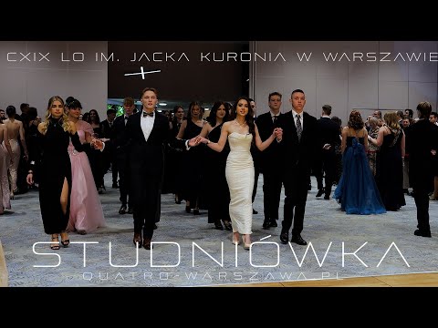 Studniówka CXIX LO im. Jacka Kuronia w Warszawie 😄 Oglądaj w 4K
