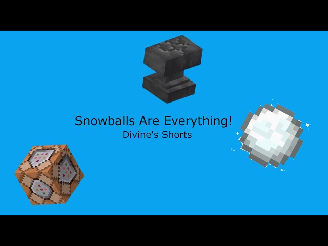 Turn Snowballs Into Everything, Create an Item Pack Minecraft Texture Pack