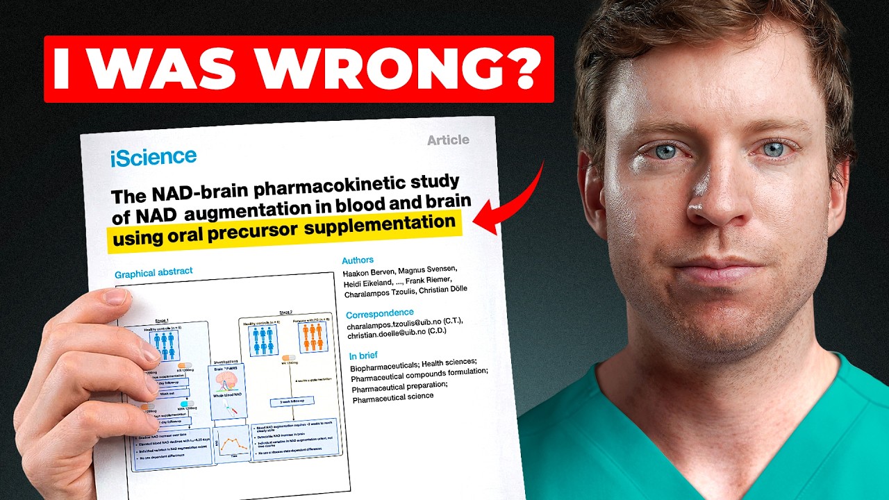 New Study Says I Was Wrong About NMN and NR?