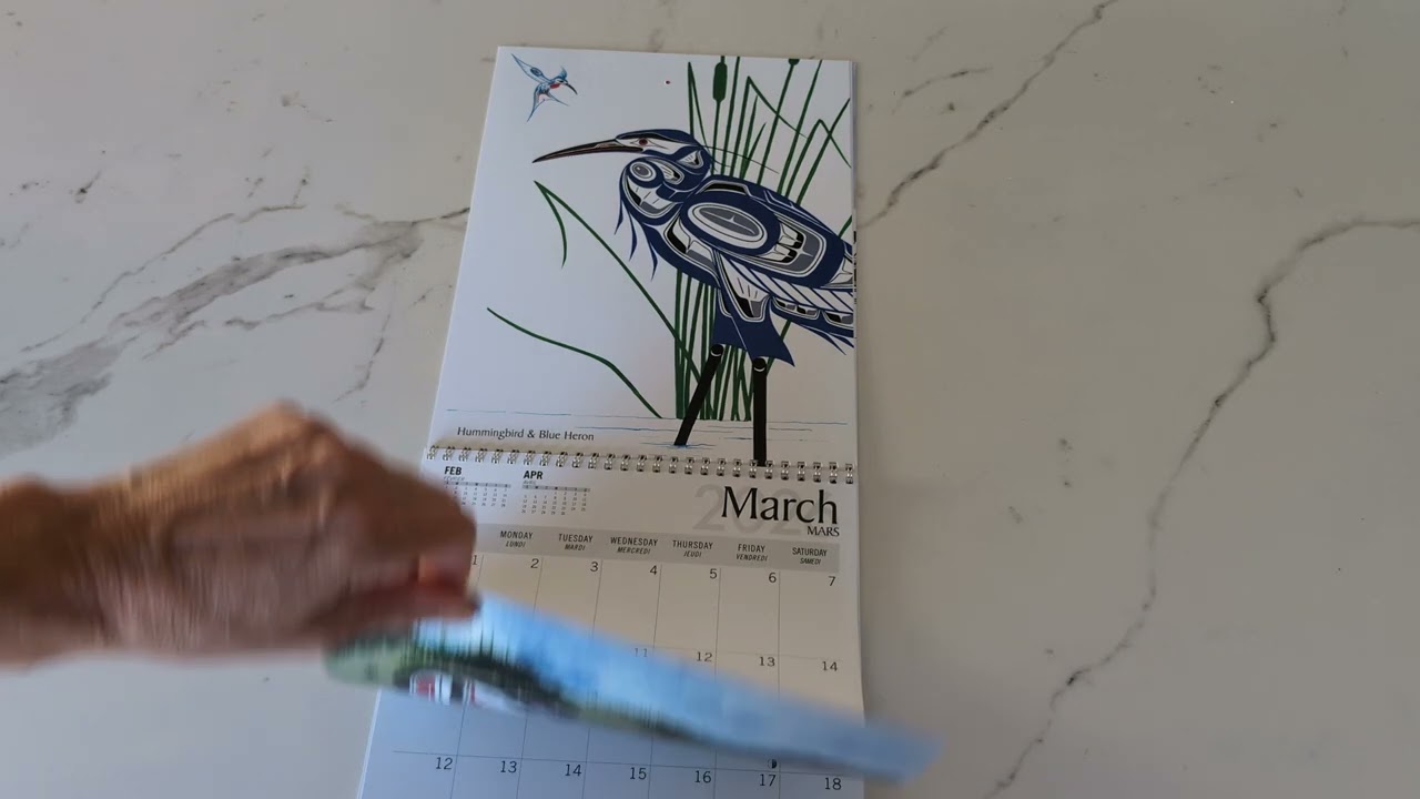 2026 Wall Calendar by Whitehorse artist, Richard Shorty