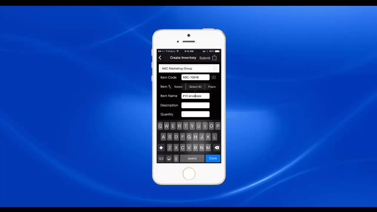 Midnight Inventory App